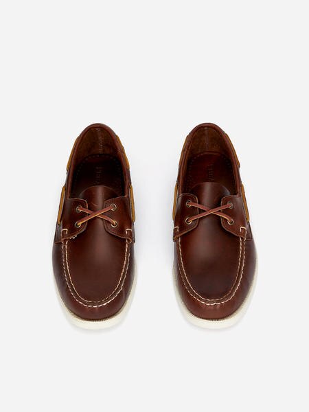 Sebago Portland Waxed Boat Shoe – Brown – Men – ARKET WW