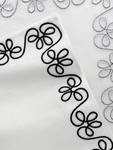 Embroidered Table Runner – White/Black – Homeware – ARKET WW