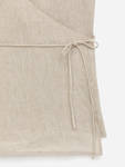 Linen Wrap Top – Beige/Undyed – Women – ARKET WW