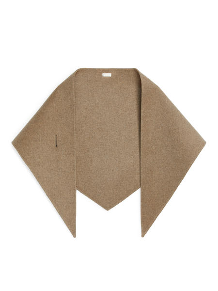 Triangle Wool Scarf – Mole – Women – ARKET DK