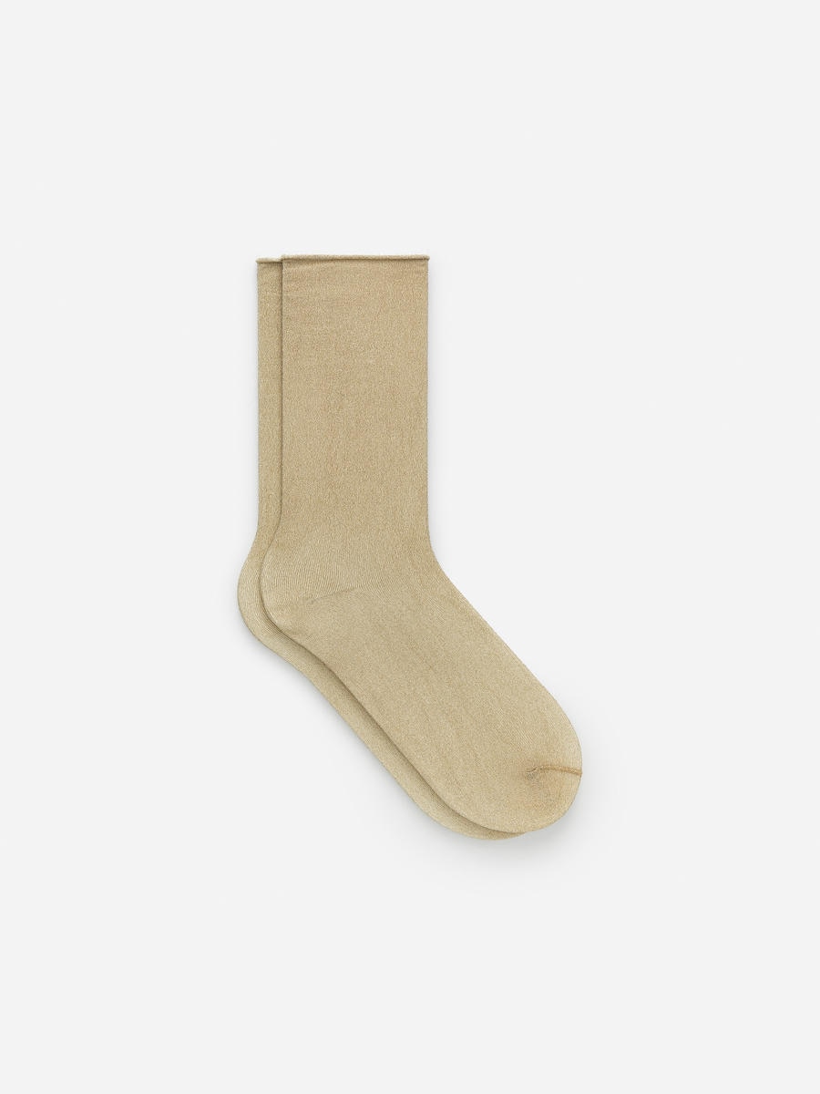 Glitter Socks – Gold – Women – ARKET NL