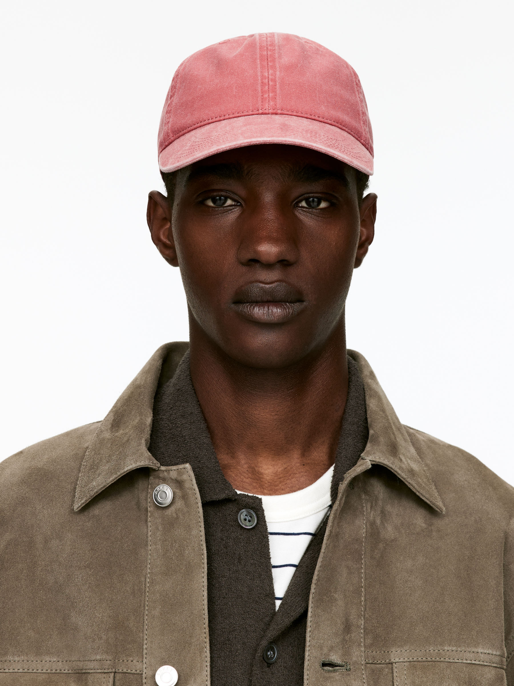 Washed Cotton Cap – Pink – Men – ARKET GB