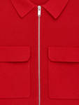 Knitted Cotton Jacket – Red – Women – ARKET NL