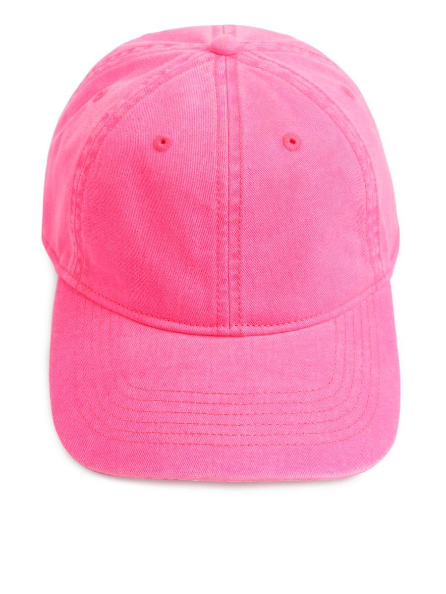 Washed Cotton Twill Cap – Bright Pink – Women – ARKET NL