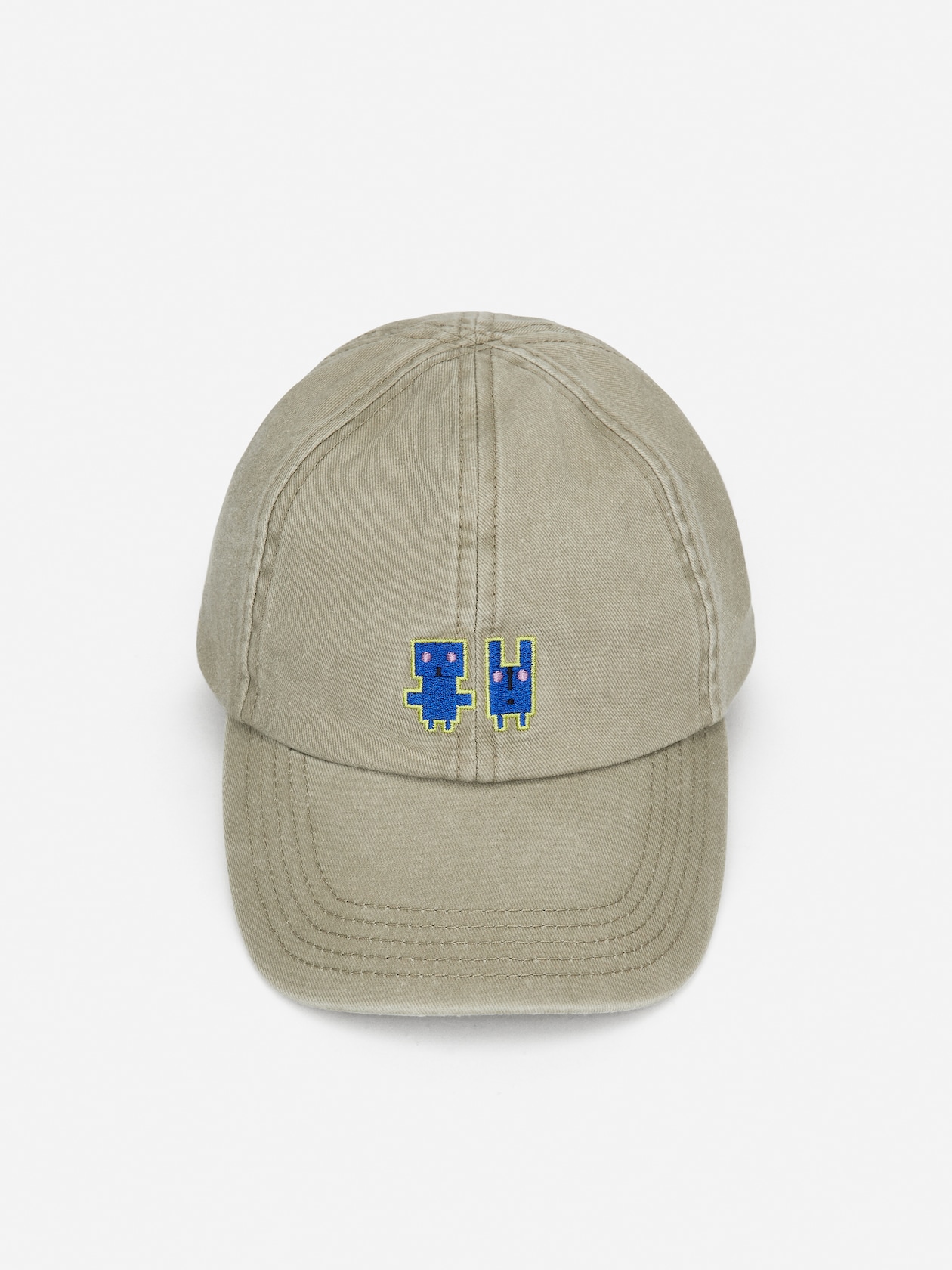 Beige/Monsters Embroidered Cap for kids | H&M GB