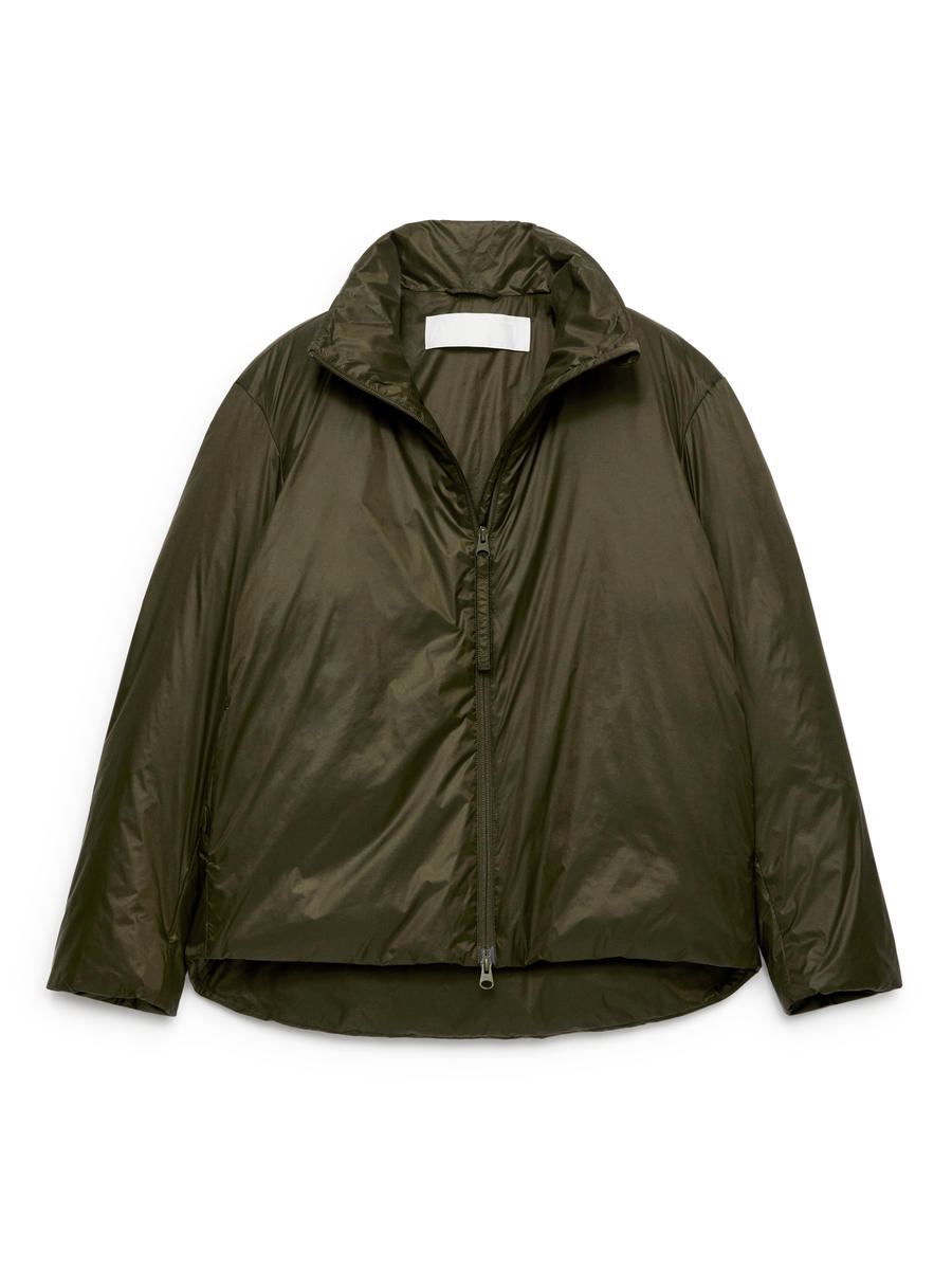 Down Liner Jacket – Khaki Green – Women – ARKET EU