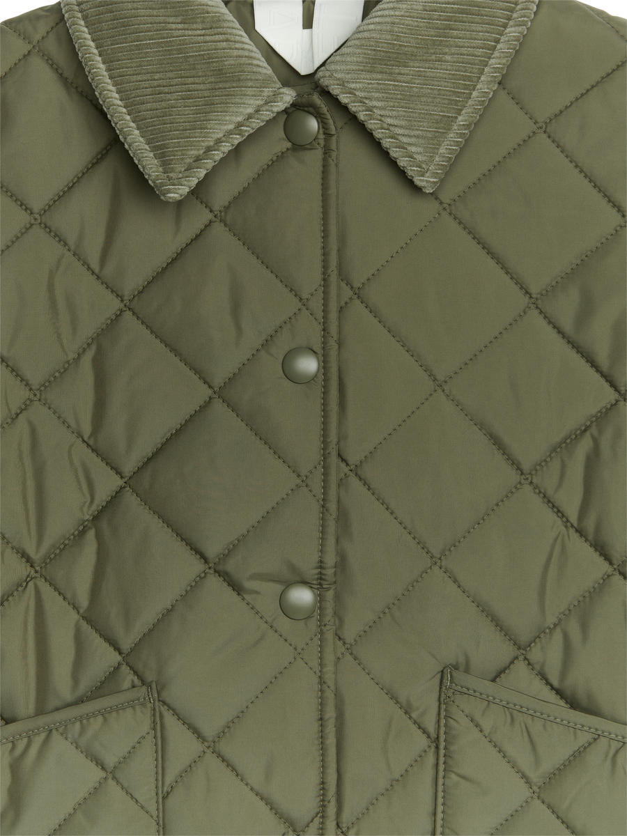 Quilted Jacket – Green – Children – ARKET DK
