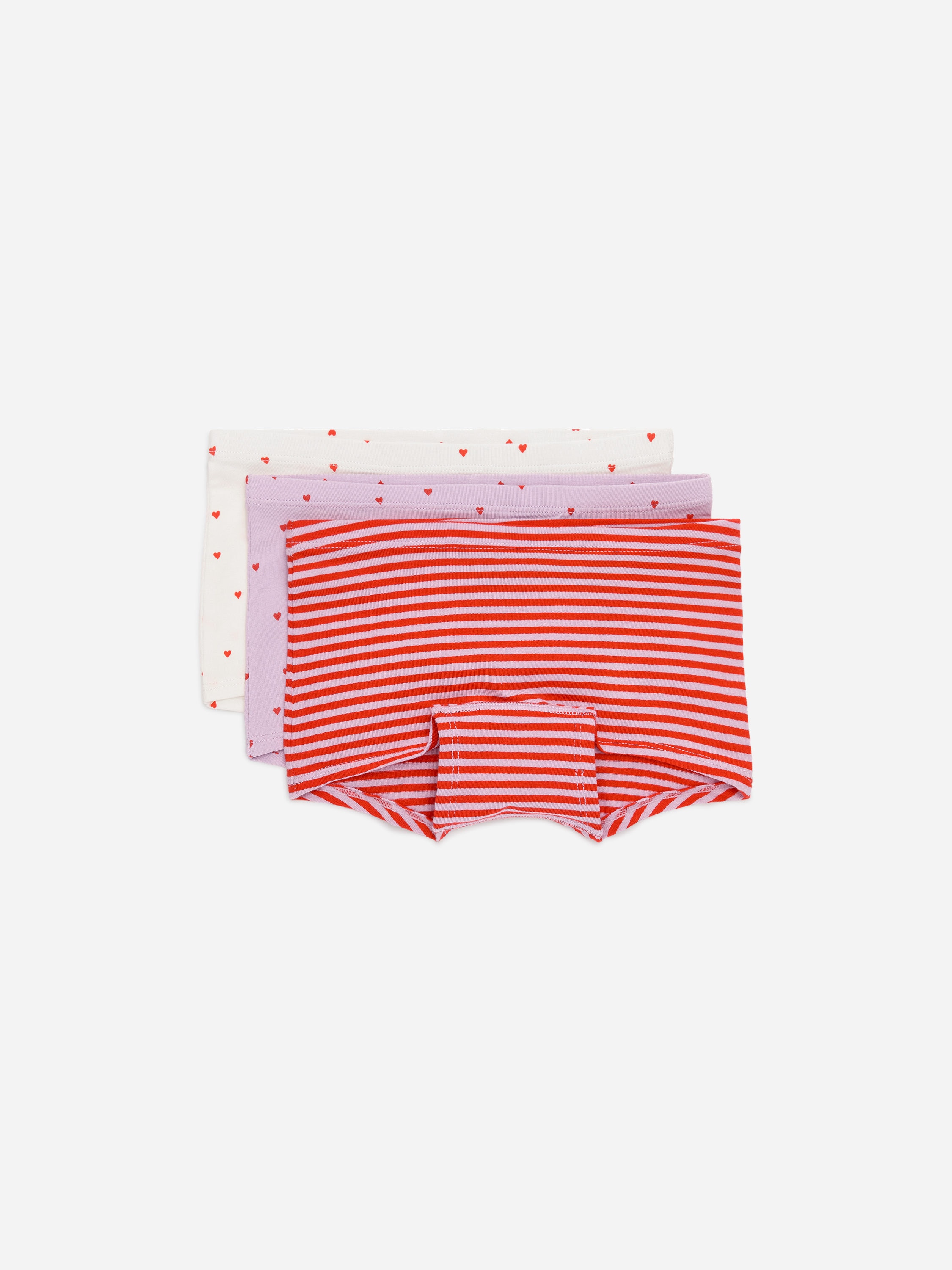 Cotton Jersey Boxers Set of 3 – White/Red/Lilac – ARKET WW