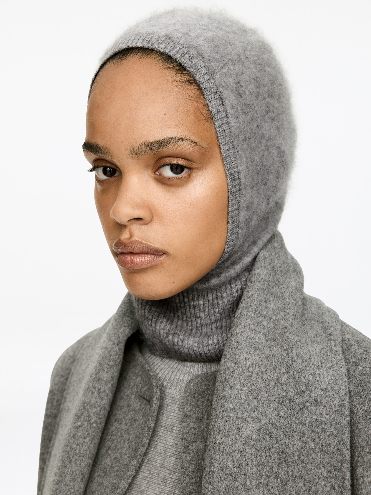Cashmere Hood - Grey - Ladies | H&M GB