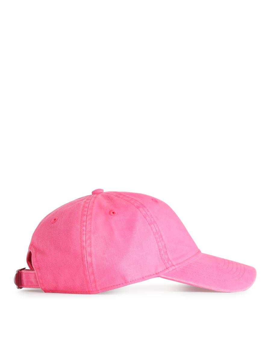 Washed Cotton Twill Cap – Bright Pink – Women – ARKET NL
