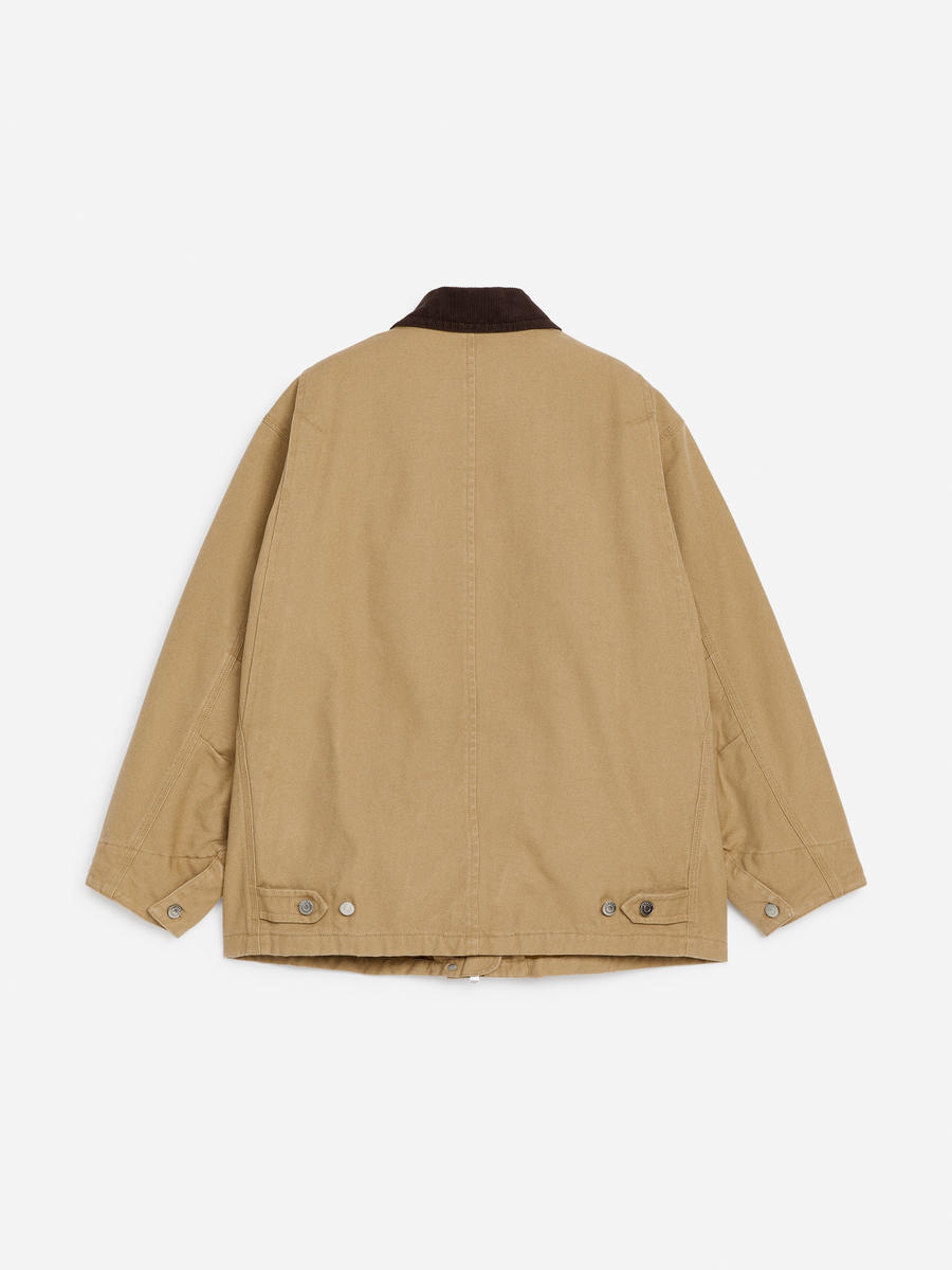 Lined Canvas Jacket – Beige – Women – ARKET NL