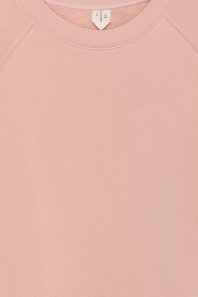 Women's Soft Pink French Terry Sweatshirt | H&M GB