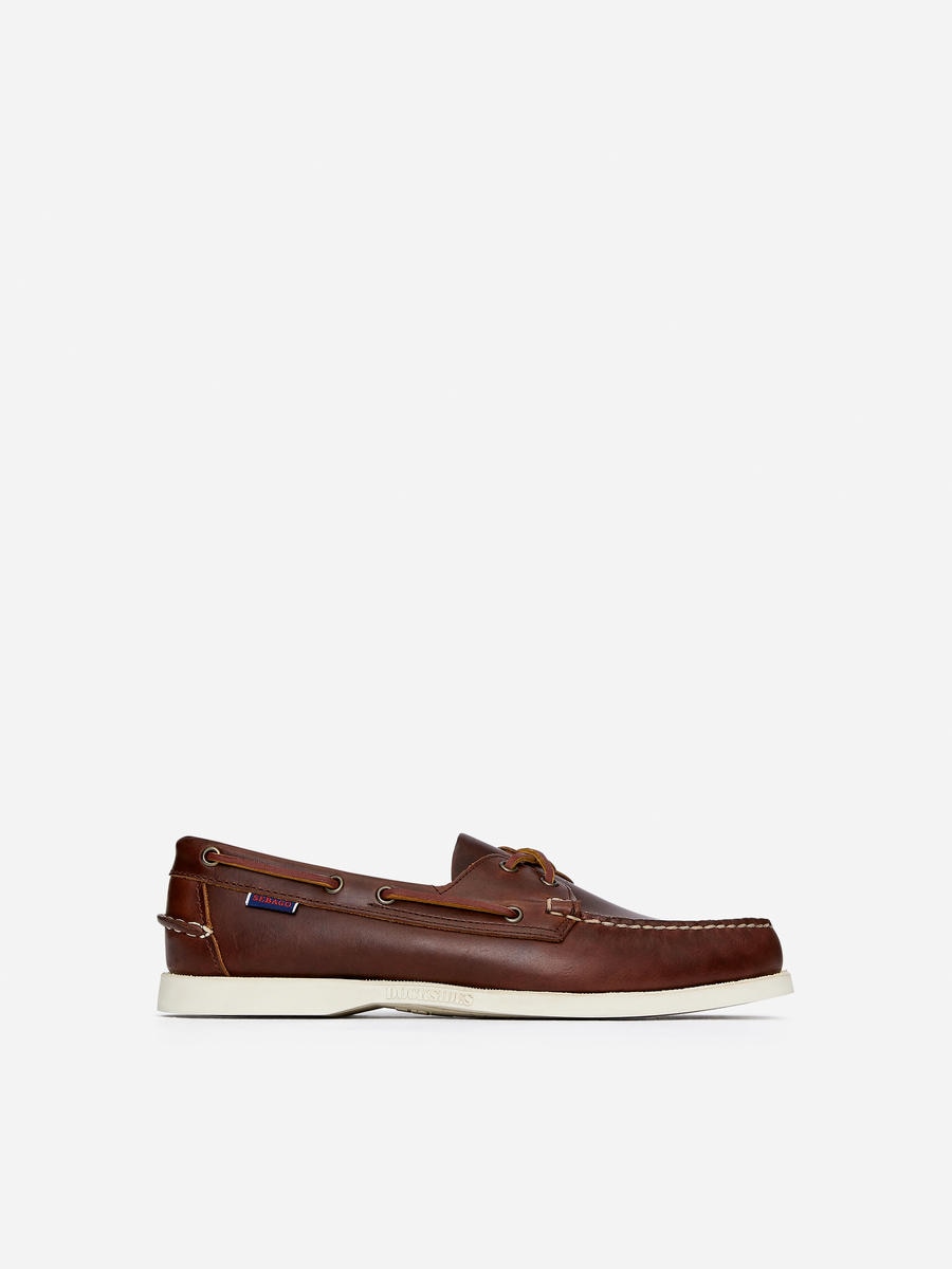 Sebago Portland Waxed Boat Shoe – Brown – Men – ARKET WW