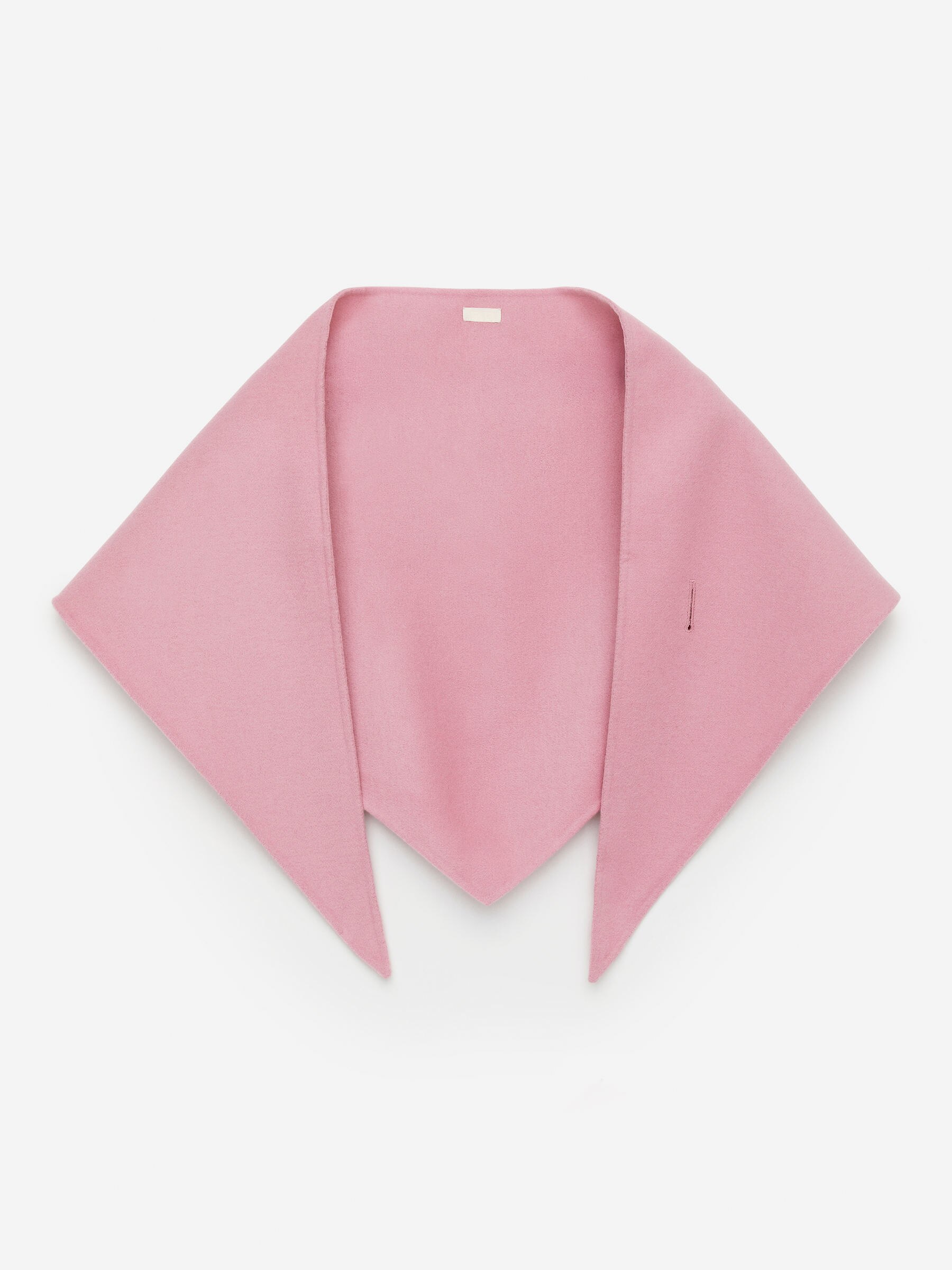 Bufanda triangular de lana – Rosa empolvado – ARKET ES