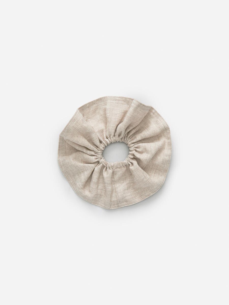 Linen Scrunchie – Beige – Women – ARKET NL