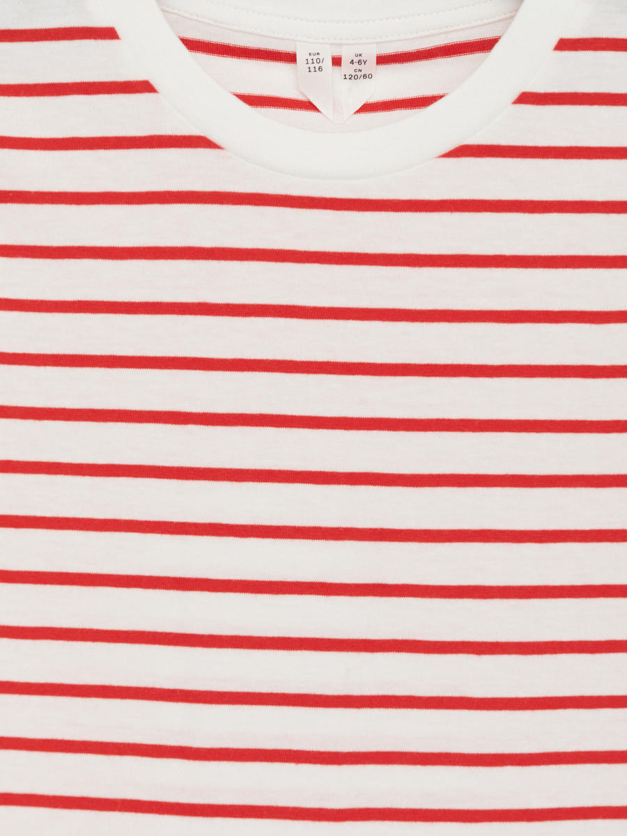 Stripe T-Shirt – Red/White – Children – ARKET NL