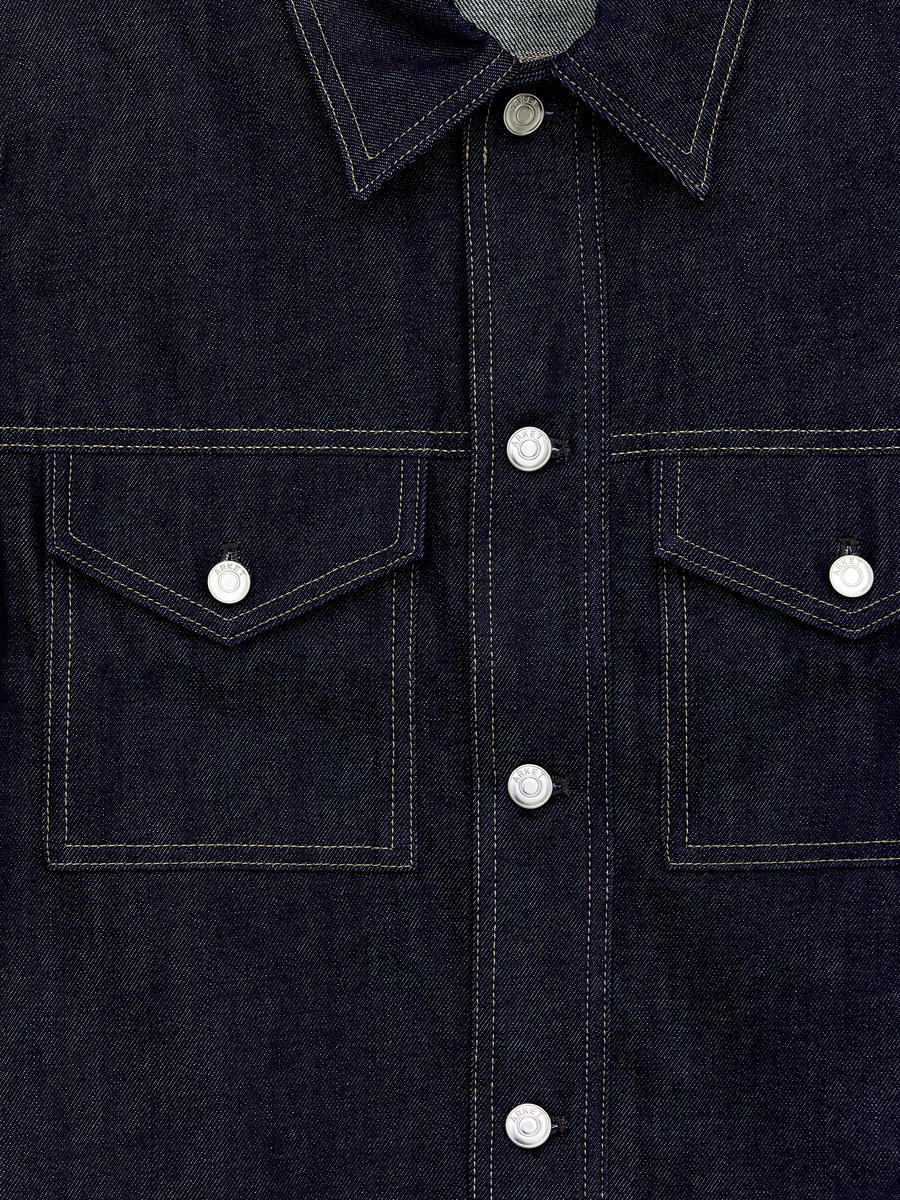 Raw Denim Jacket – Dark Blue – Men – ARKET WW