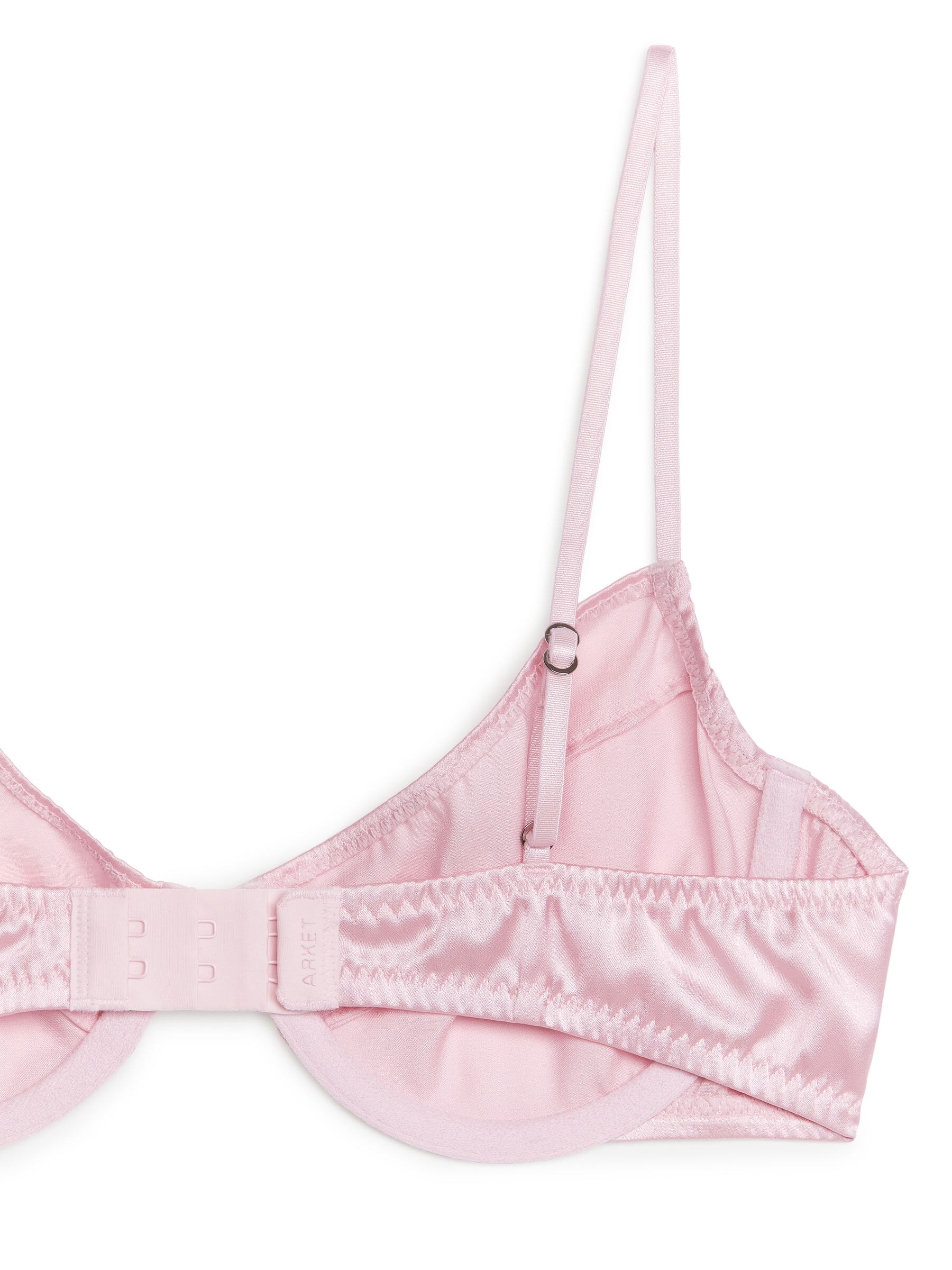 Silk Wire Bra – Pink – Women – ARKET DK