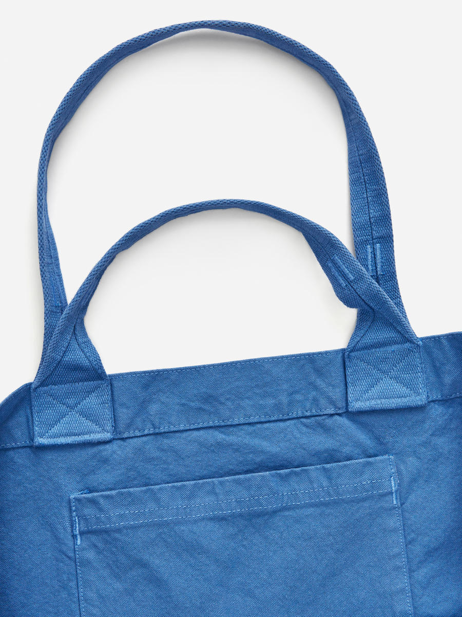 Oversized Canvas Tote – Blue – Men – ARKET GB