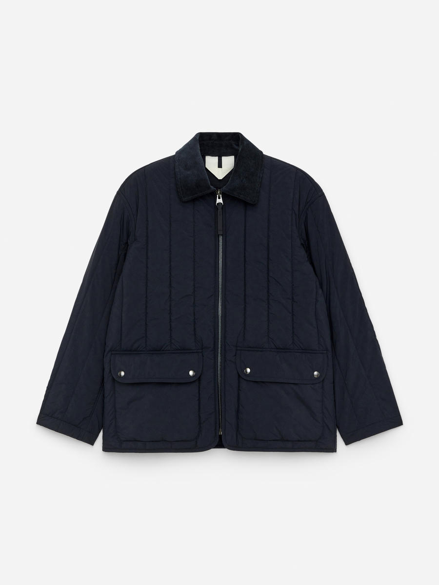 Quilted Jacket – Dark Blue – Men – ARKET GB