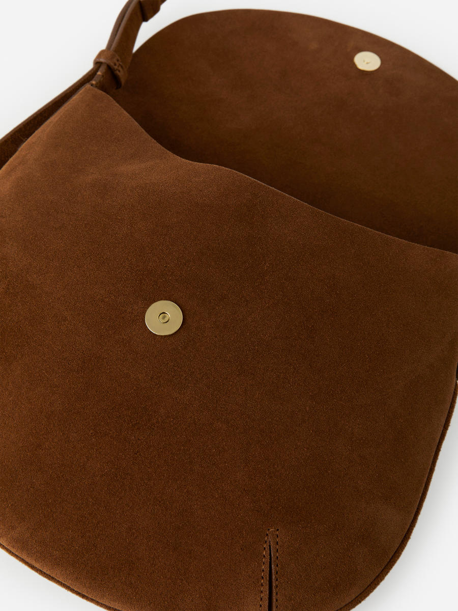 Split Suede Crossbody Bag – Brown – Women – ARKET SE