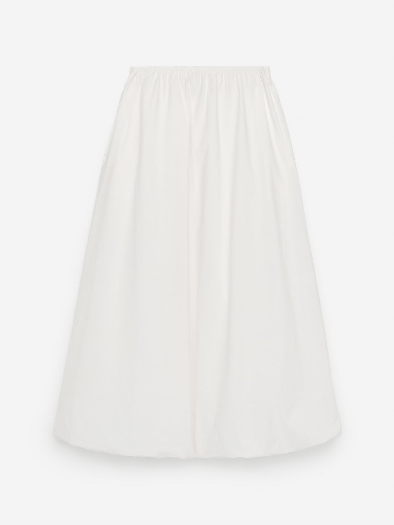 Fustă cu tiv balon - Alb - FEMEI | H&M RO
